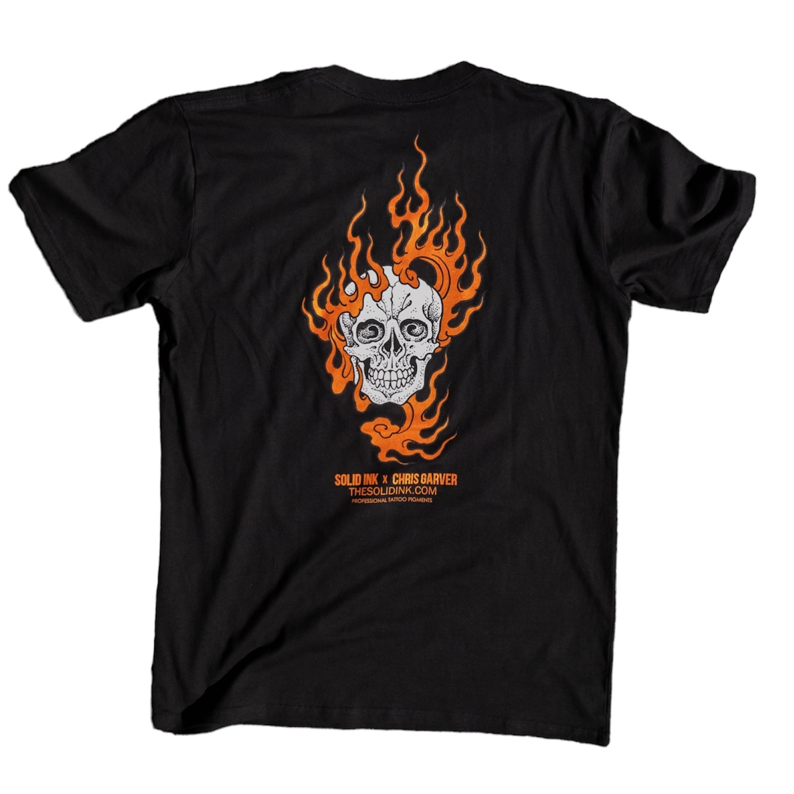 .NEW Black Chris Garver T-Shirt 2024 – Solid Ink